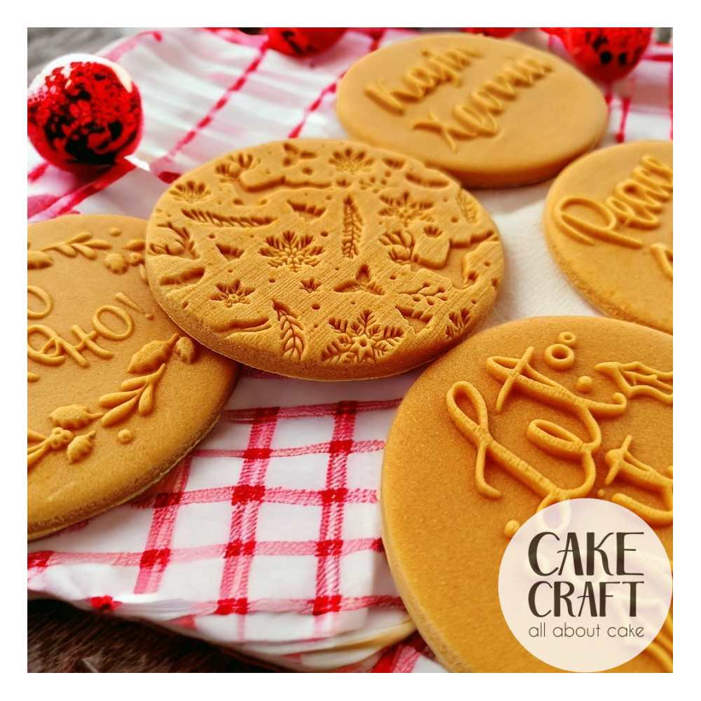 Cake Craft | Σφραγίδα Ζαχαρόπαστας Santa - Χριστουγεννιάτικη Μαγεία!